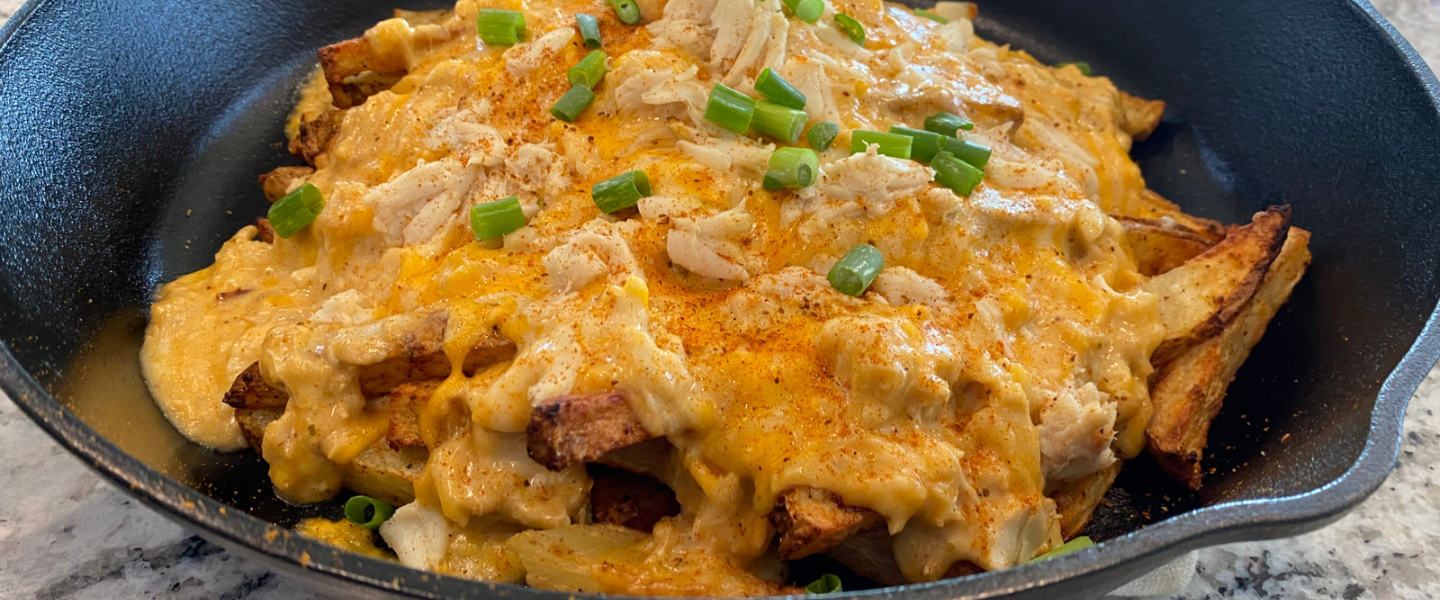Crab Dip Boardwalk Fries - Handy Seafood