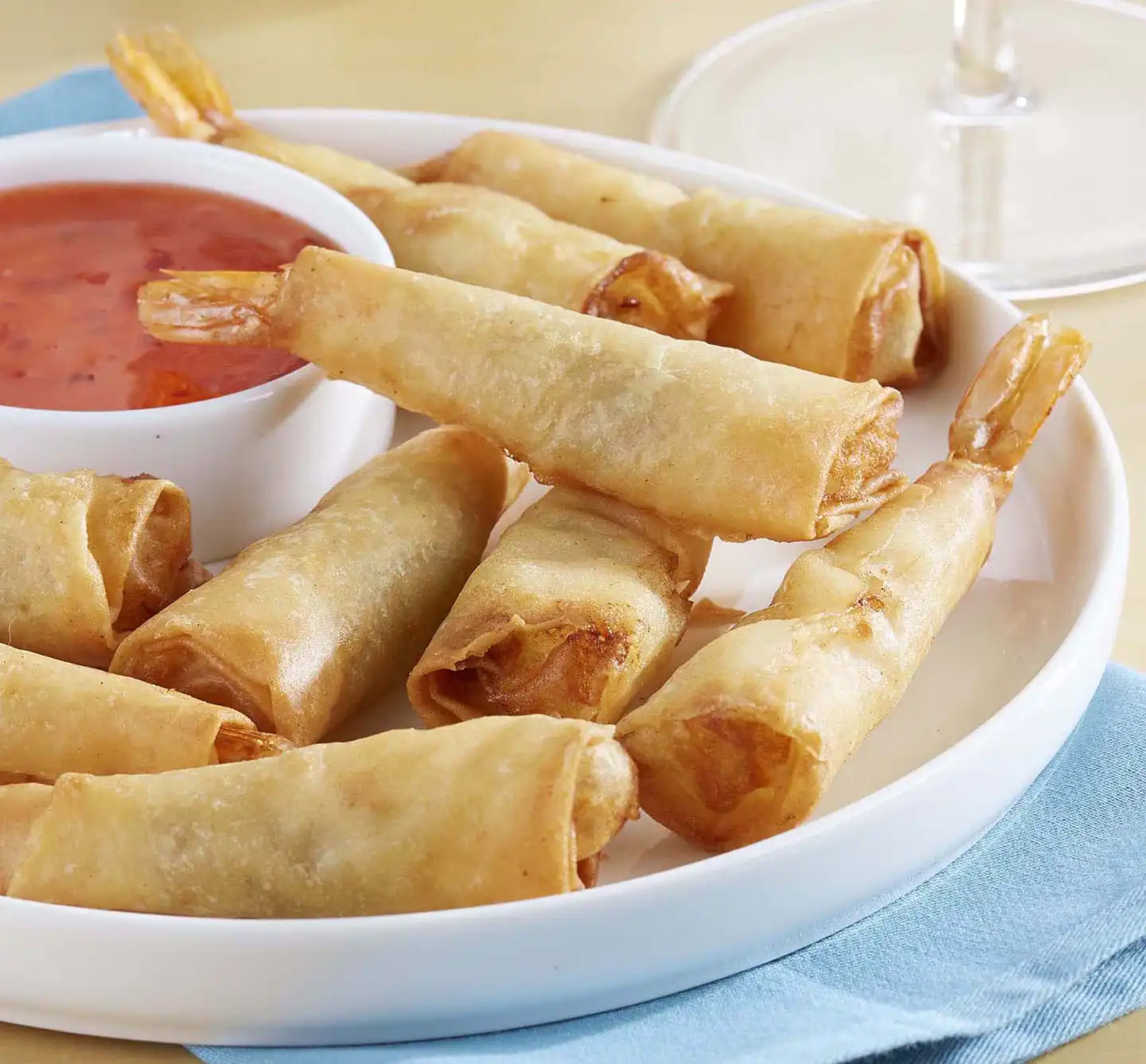 Crispy Shrimp Wraps - Handy Seafood